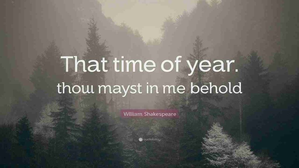 William Shakespeare: Sonnet No 73 Questions & their Answers - KALIGAR